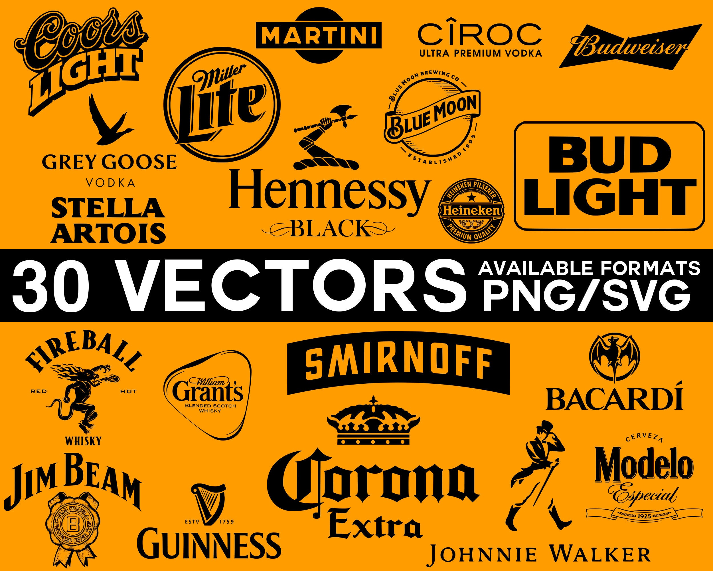 Alcoholic Drink Logos