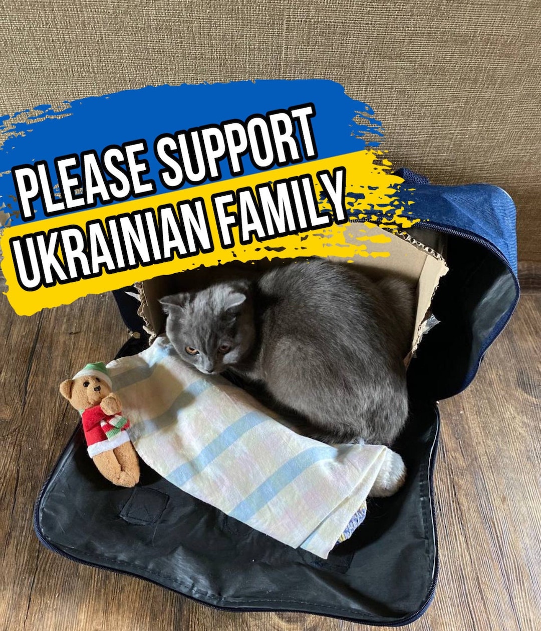 Support Ukrainian Family. Peace for Ukraine. Digital File Download ...