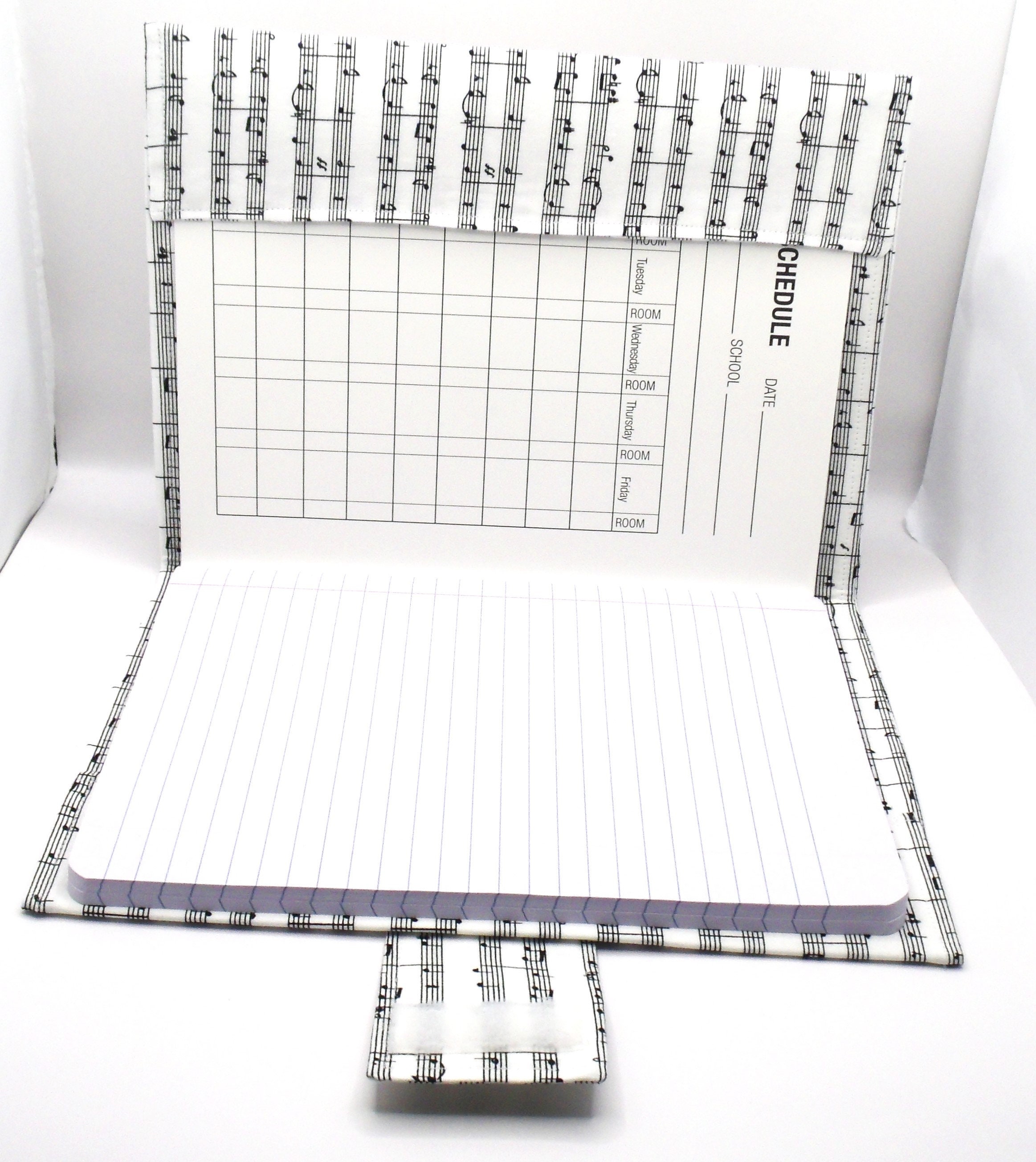 Musical Notes Handmade Composition Notebook Cover Set - Etsy