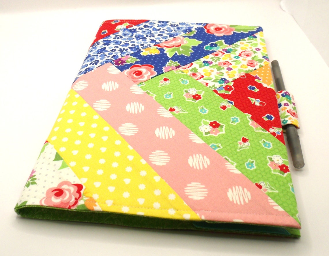 Brightly Braided Handmade French Braid Patchwork Composition Notebook ...