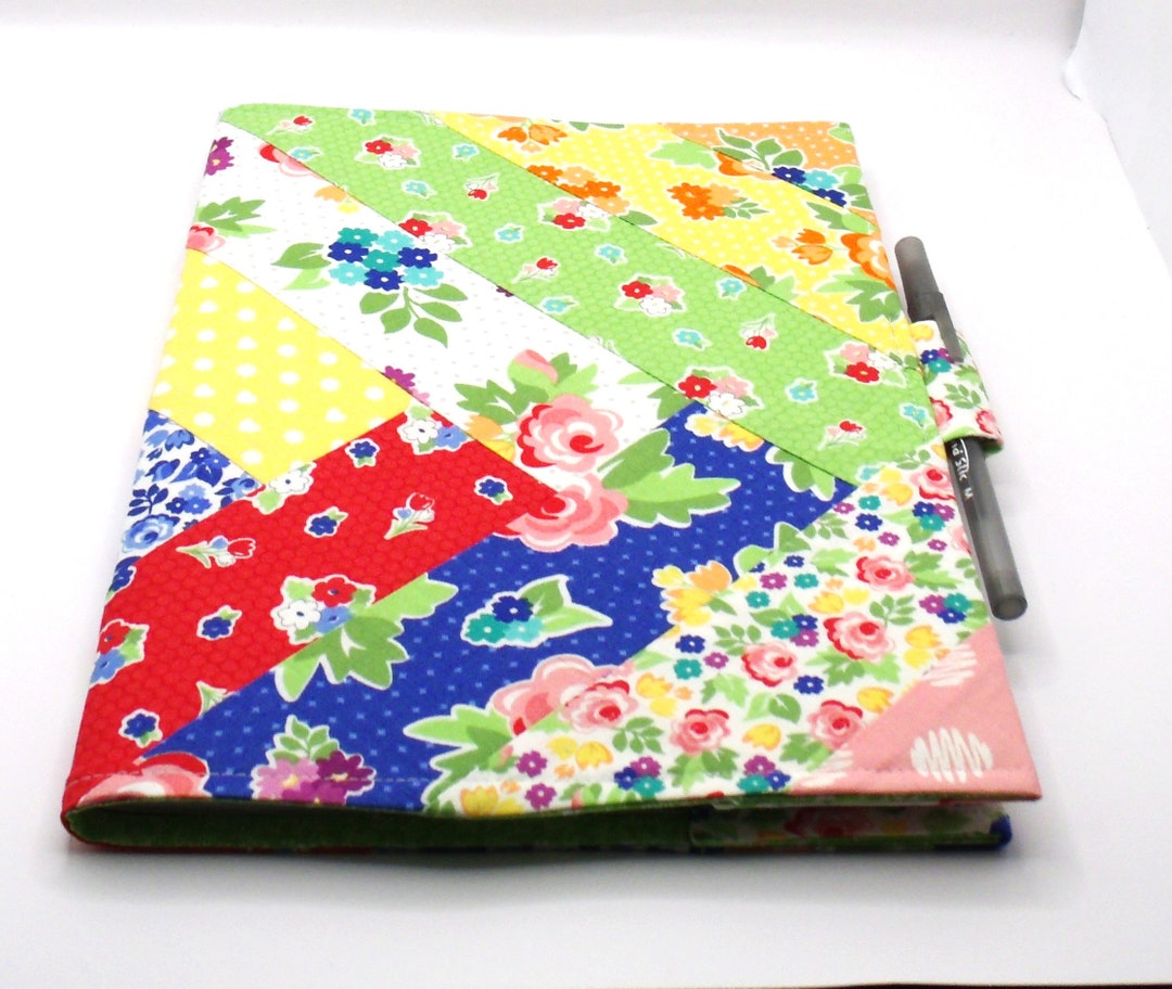 Brightly Braided Handmade French Braid Patchwork Composition Notebook ...