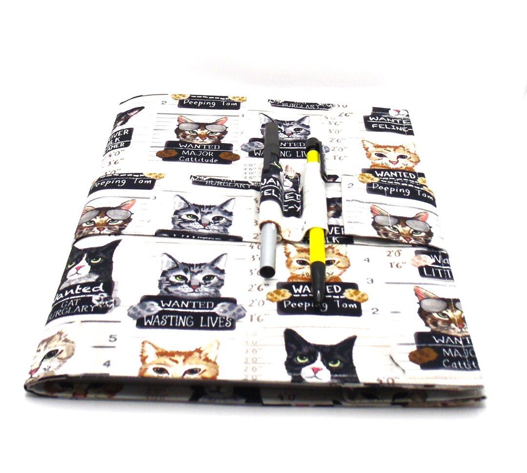 Criminal Cats Handmade Composition Notebook Cover Set - Etsy