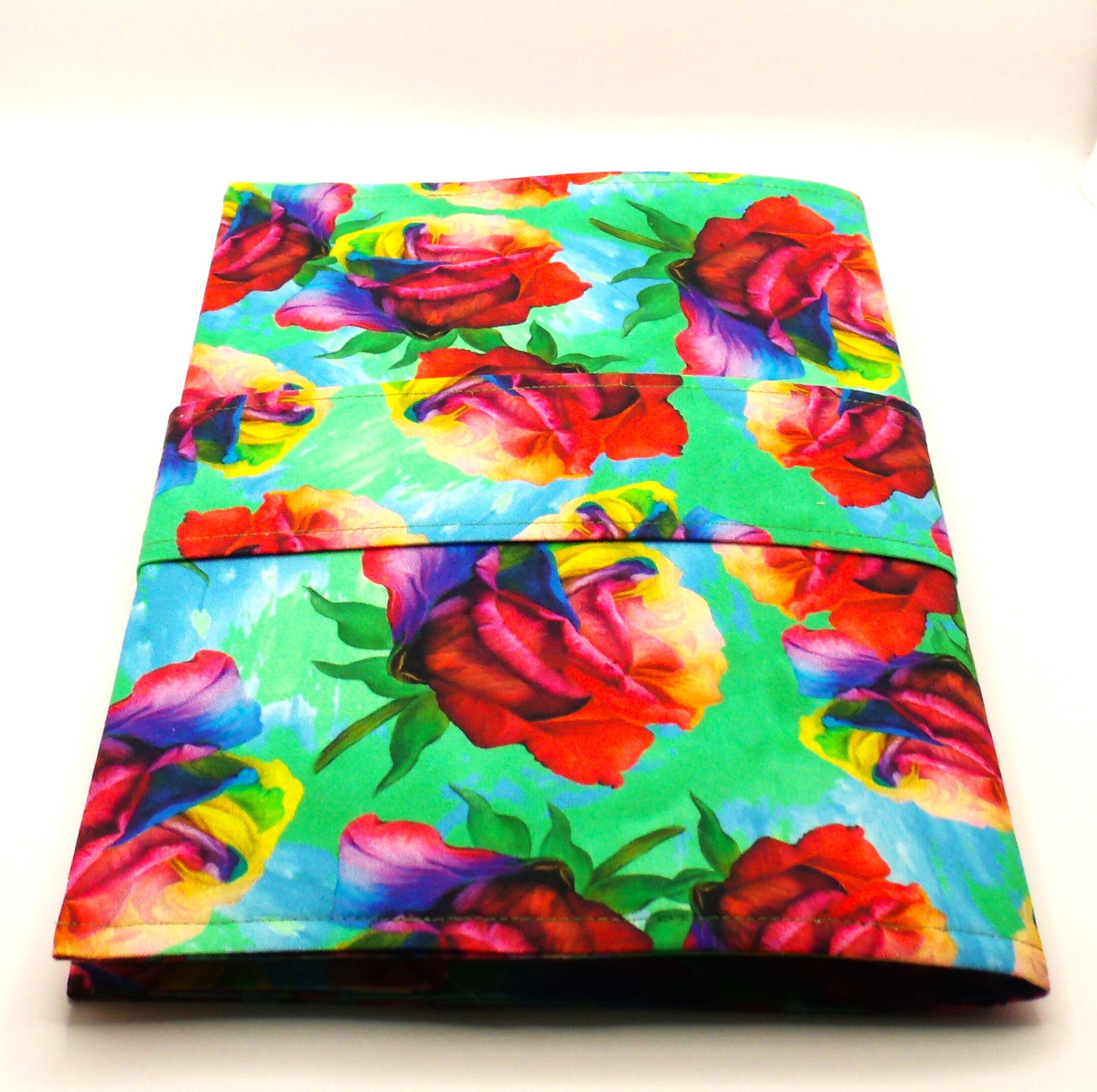 Painted Roses Handmade Composition Notebook Cover Set - Etsy