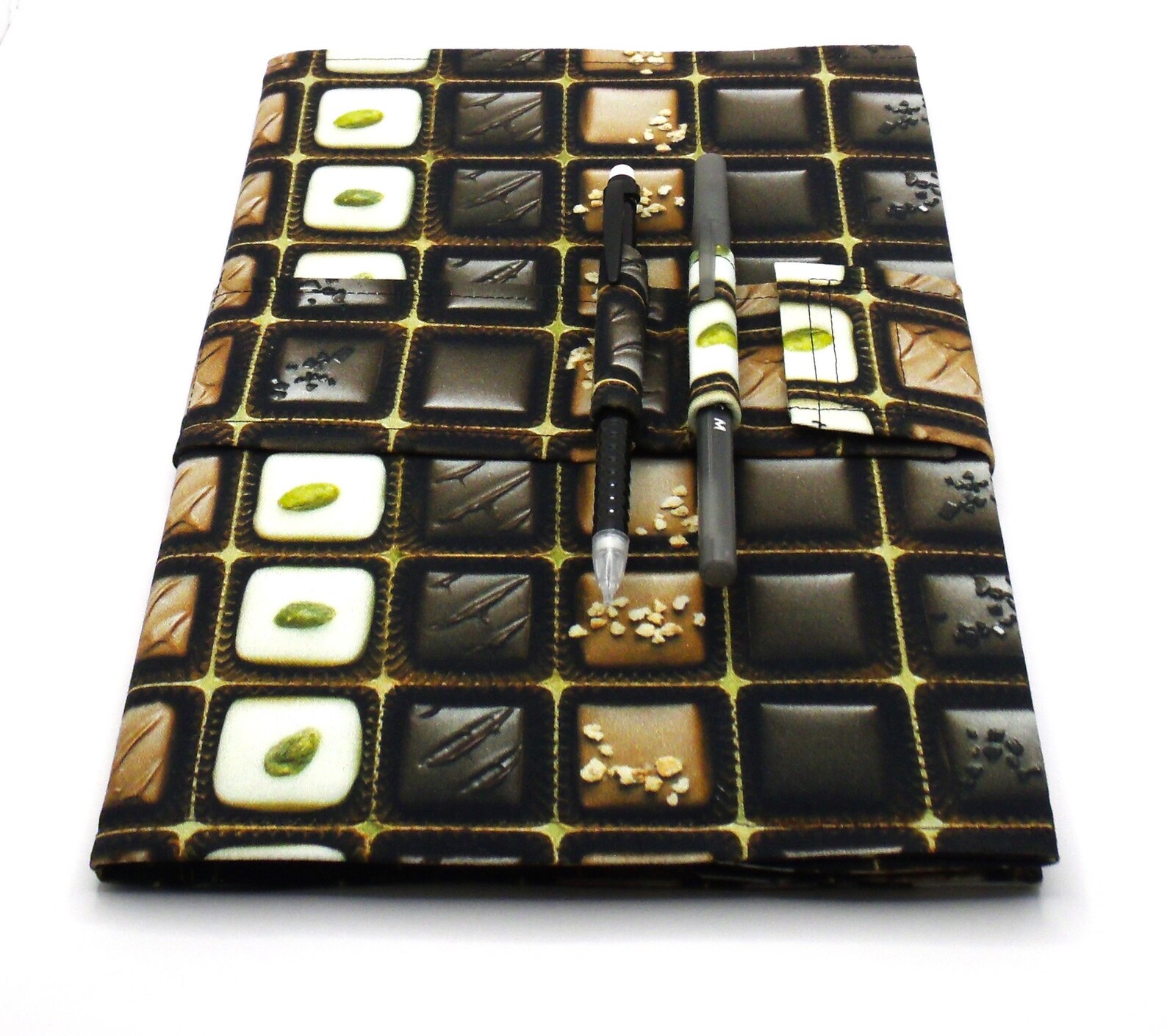 Box of Chocolates Handmade Composition Notebook Cover Set - Etsy