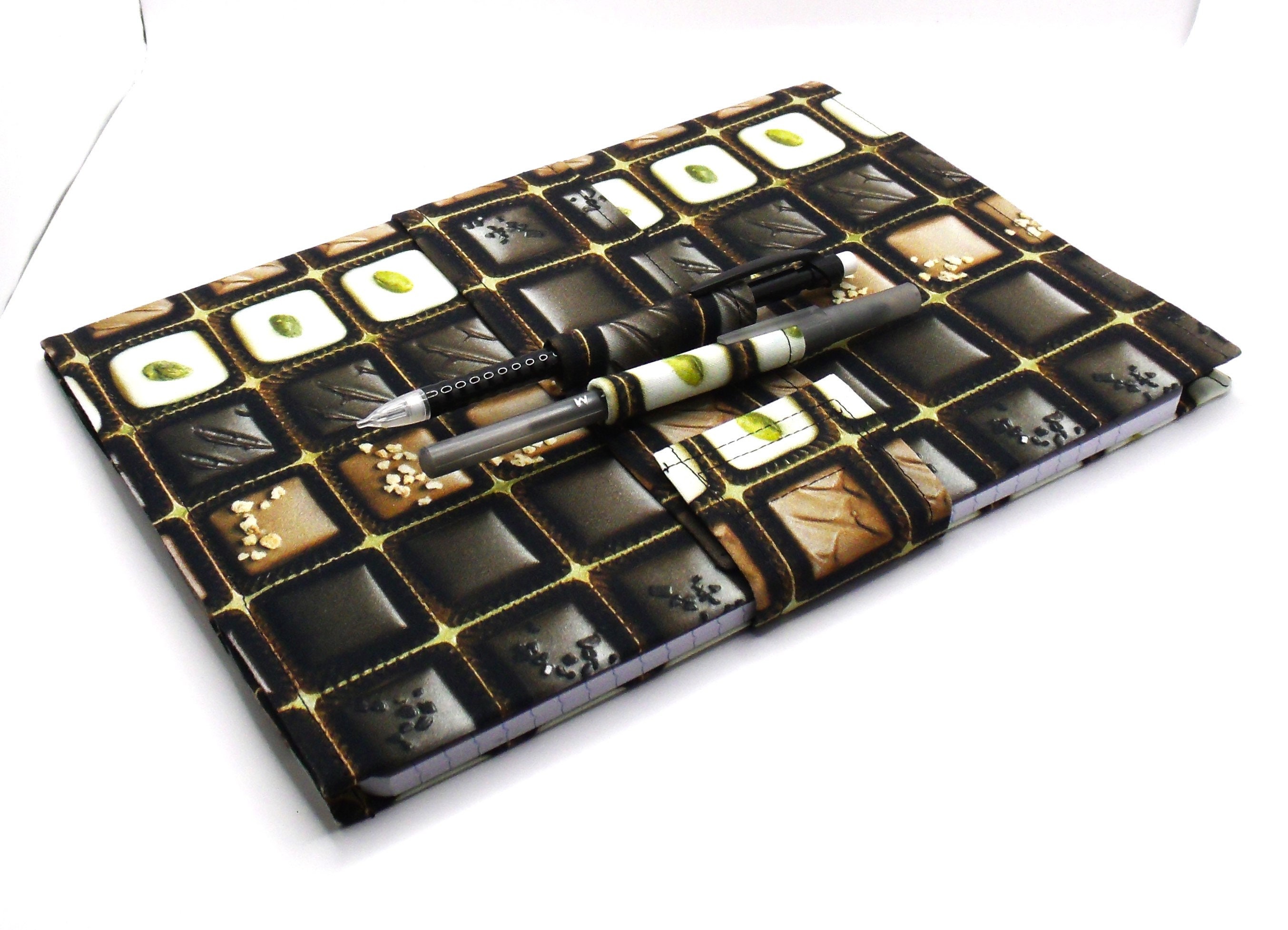 Box of Chocolates Handmade Composition Notebook Cover Set - Etsy