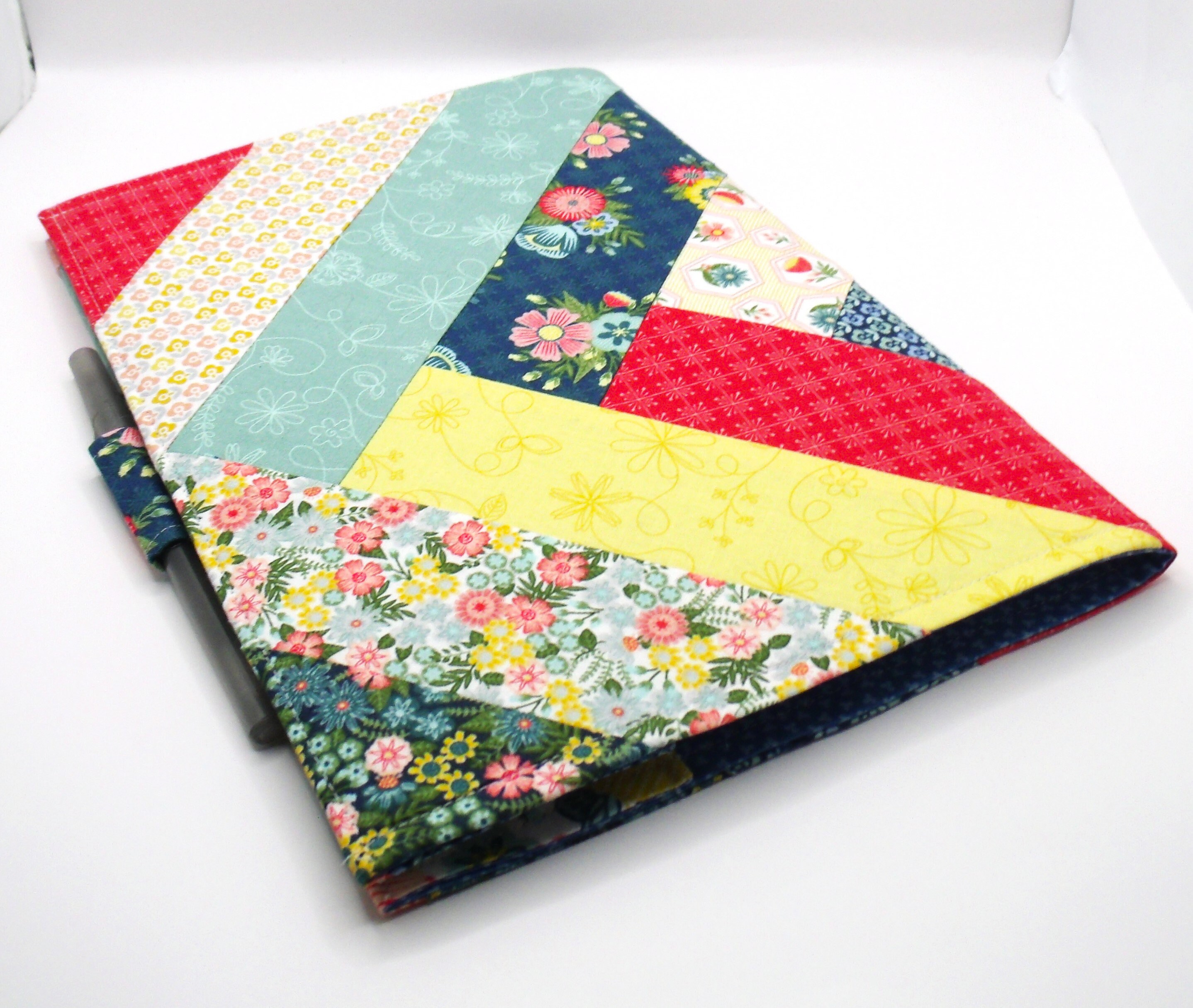 Vintage Floral Braided Patchwork Handmade Composition Notebook Cover ...