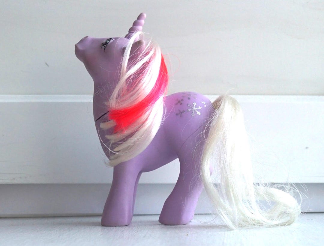 Vintage My Little Pony Powder Snowflakes G1 - Etsy