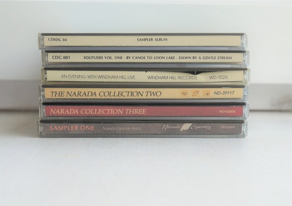 Set of 6 Music Cds Narada Collections Windham Hill Live & - Etsy