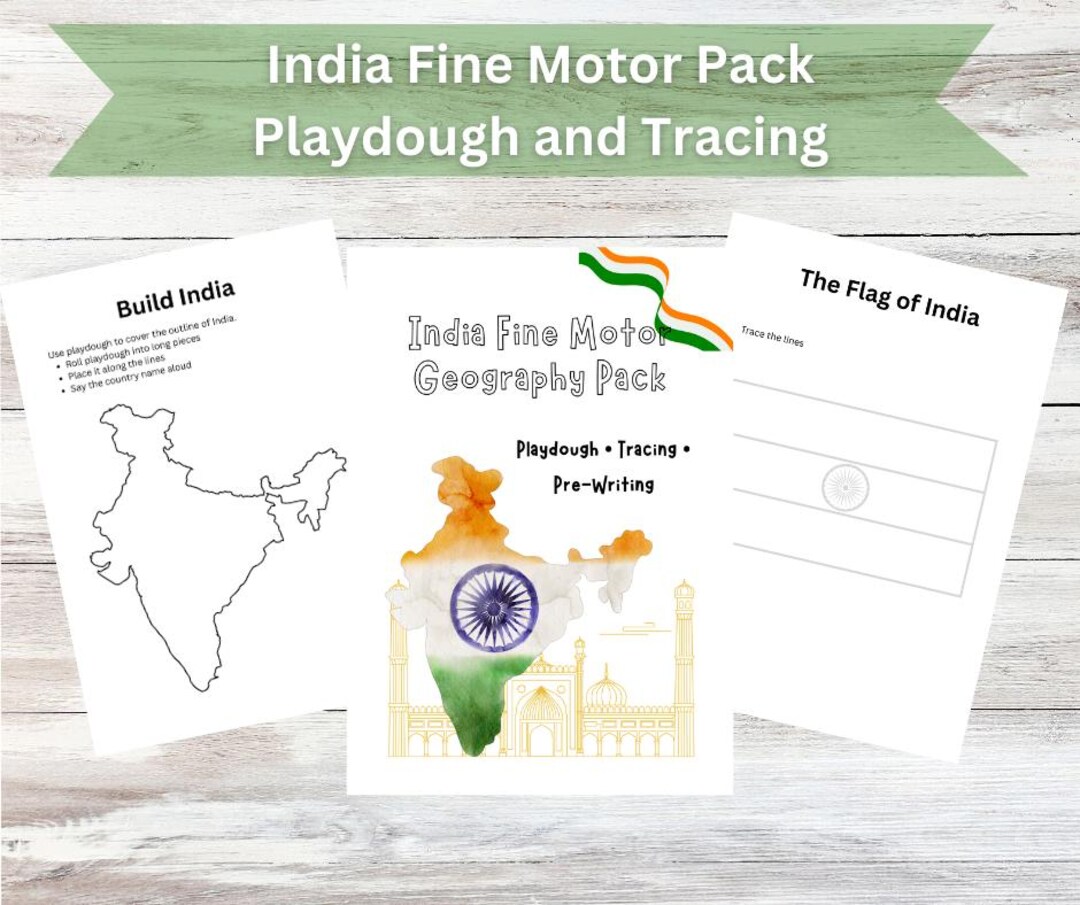 India Fine Motor Geography Pack for Kids | Preschool and Kindergarten ...