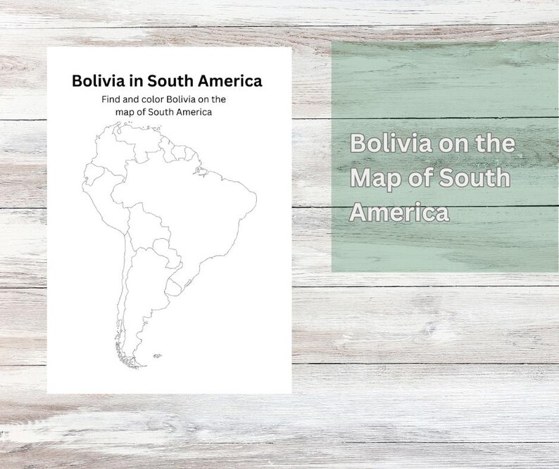Bolivia Coloring Pages for Kids | Bolivia Geography Worksheets | South ...