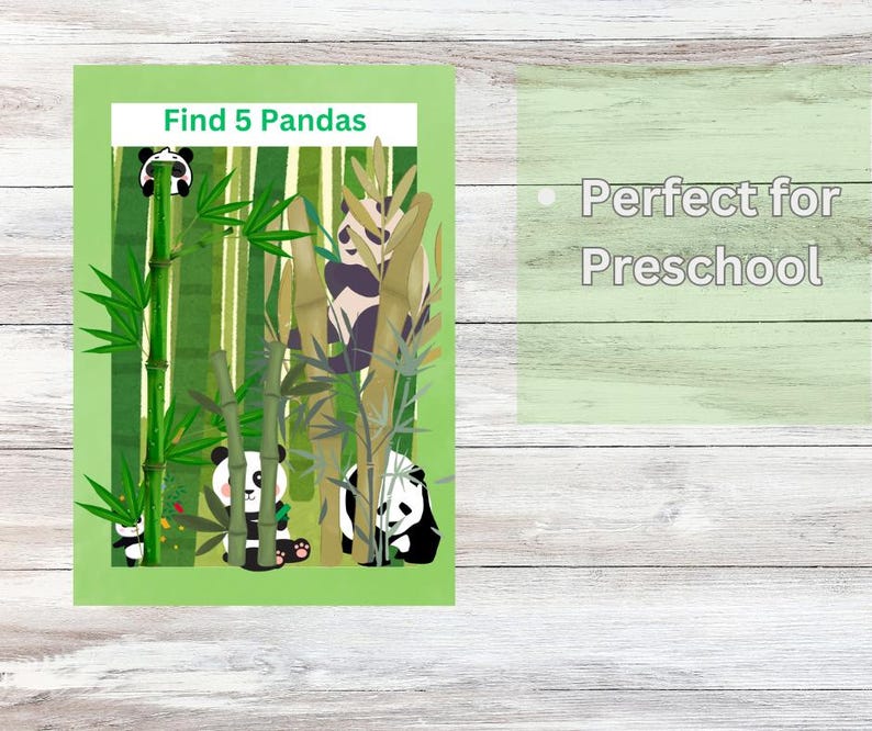 All About Pandas | Printable Activity Pages for Early Learners - Etsy