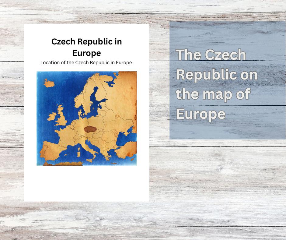 Czech Republic Map & Coloring Pages | Geography Printable for Kids - Etsy