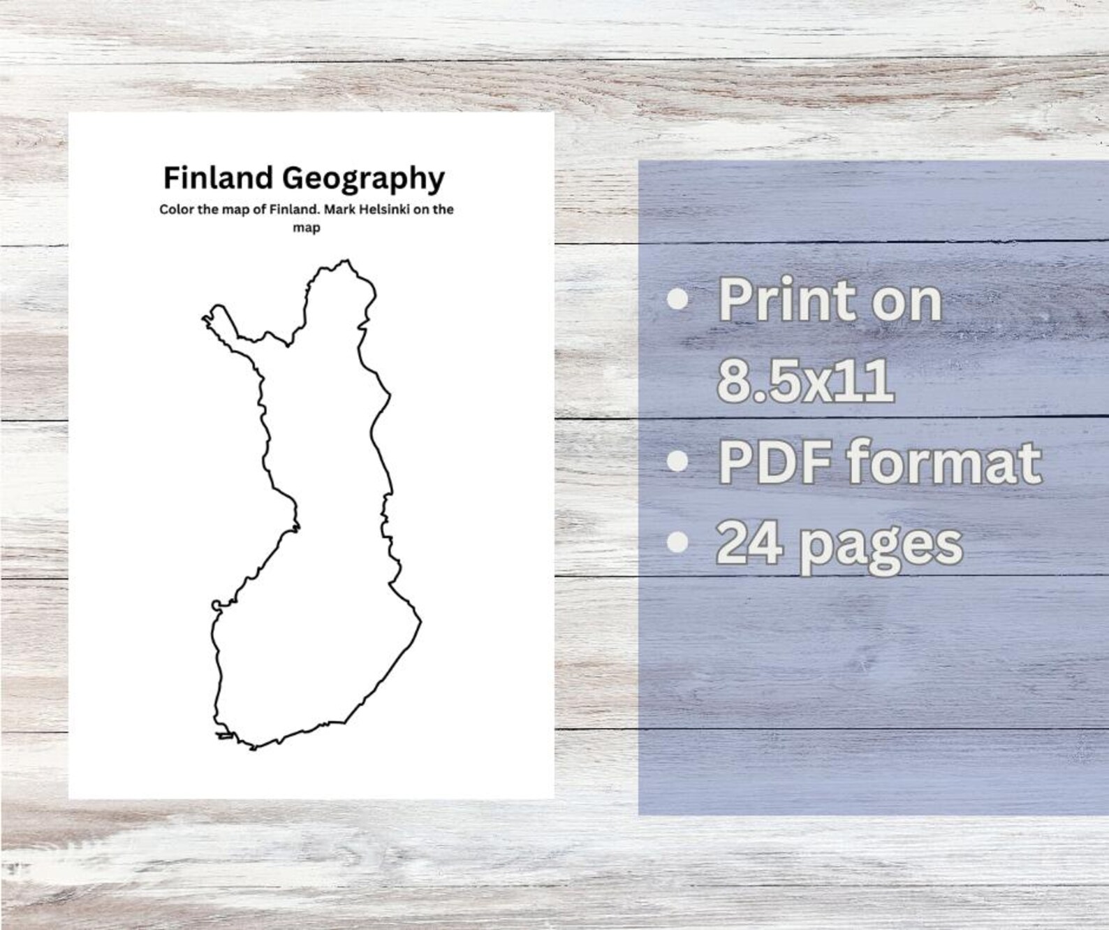 All About Finland Printable Worksheet Pack | Fun Geography & Culture ...
