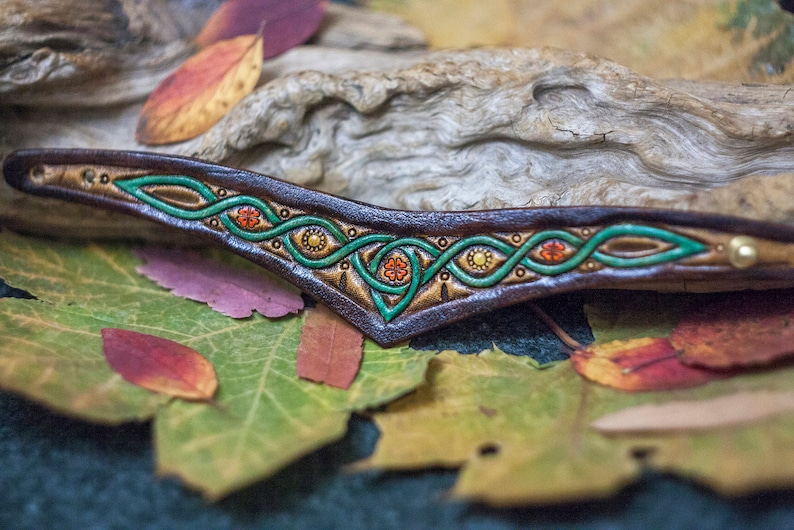 Forestcore Women's Jewelry. Leather Bracelet for Fairy - Etsy