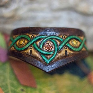 Forestcore Women's Jewelry. Leather Bracelet for Fairy Cosplay Clothing ...