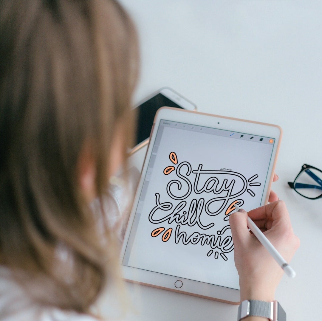 Stay Chill Homie -DIGITAL COLORING PAGE - Etsy