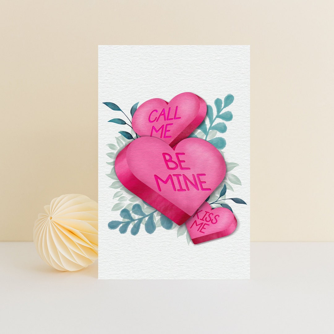 Be Mine | Printable Greeting Cards - Etsy