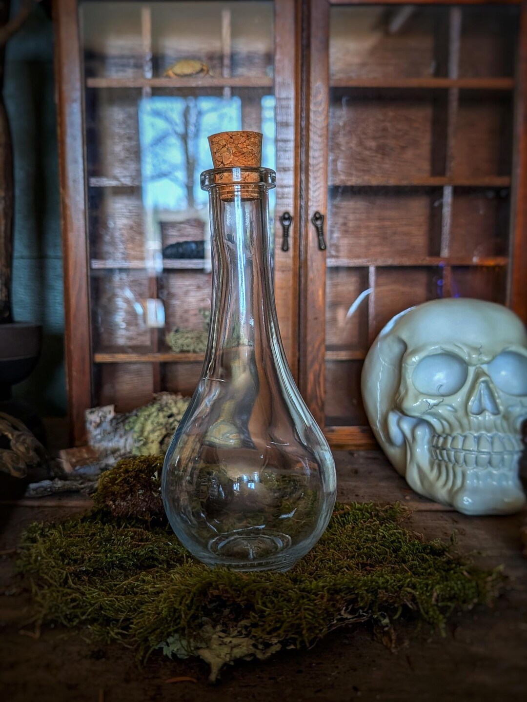 Teardrop Glass Potion Bottle for Witchcraft and Spellwork -potions ...