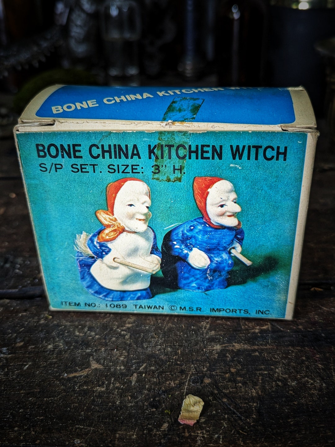 RARE Vintage Kitchen Witch Salt and Pepper Shakers |baba Yaga |kitchen ...