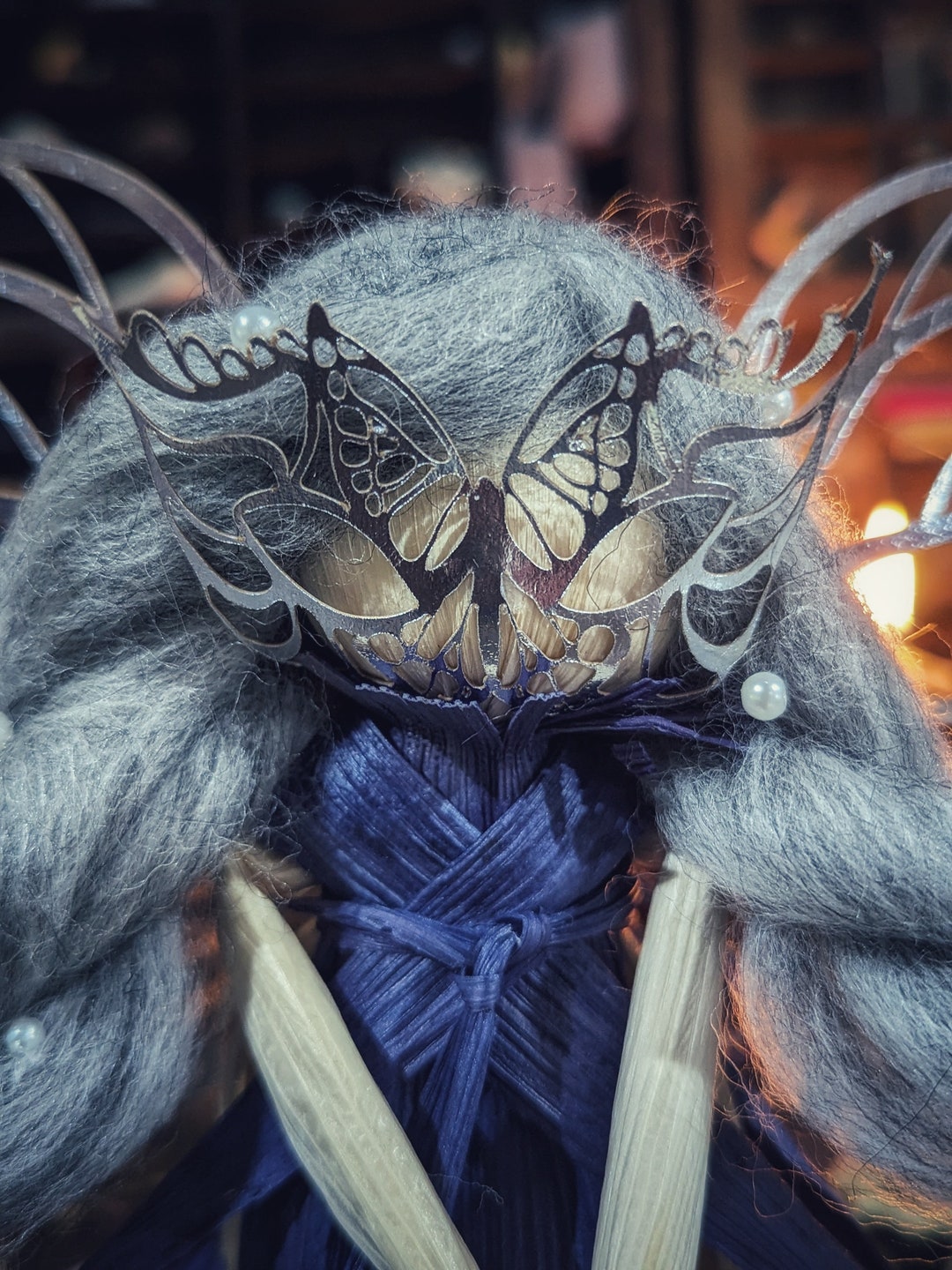 Butterfly Fae Corn Husk Doll Corn Dollie Altar Poppet Pagan Wiccan ...