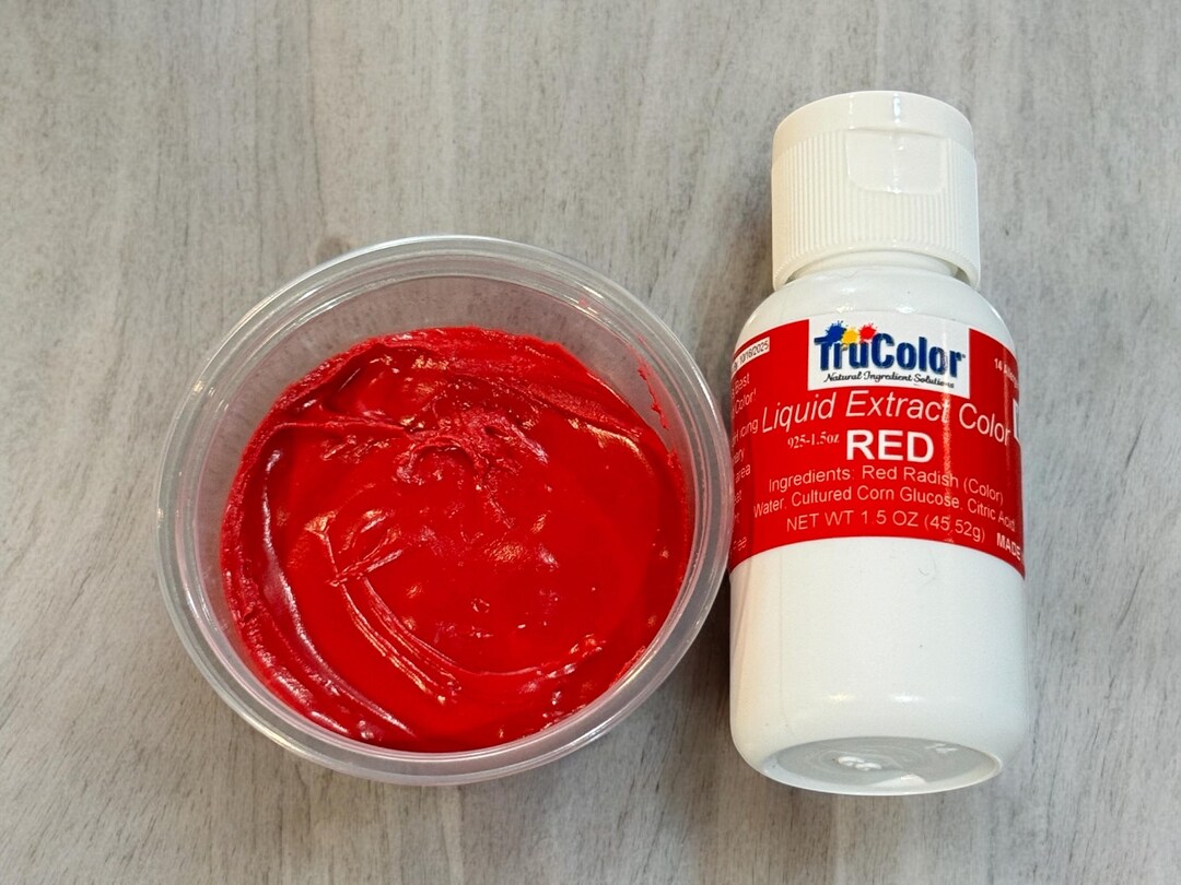 Red Liquid Gel Food Color Liquid Extract - Etsy UK