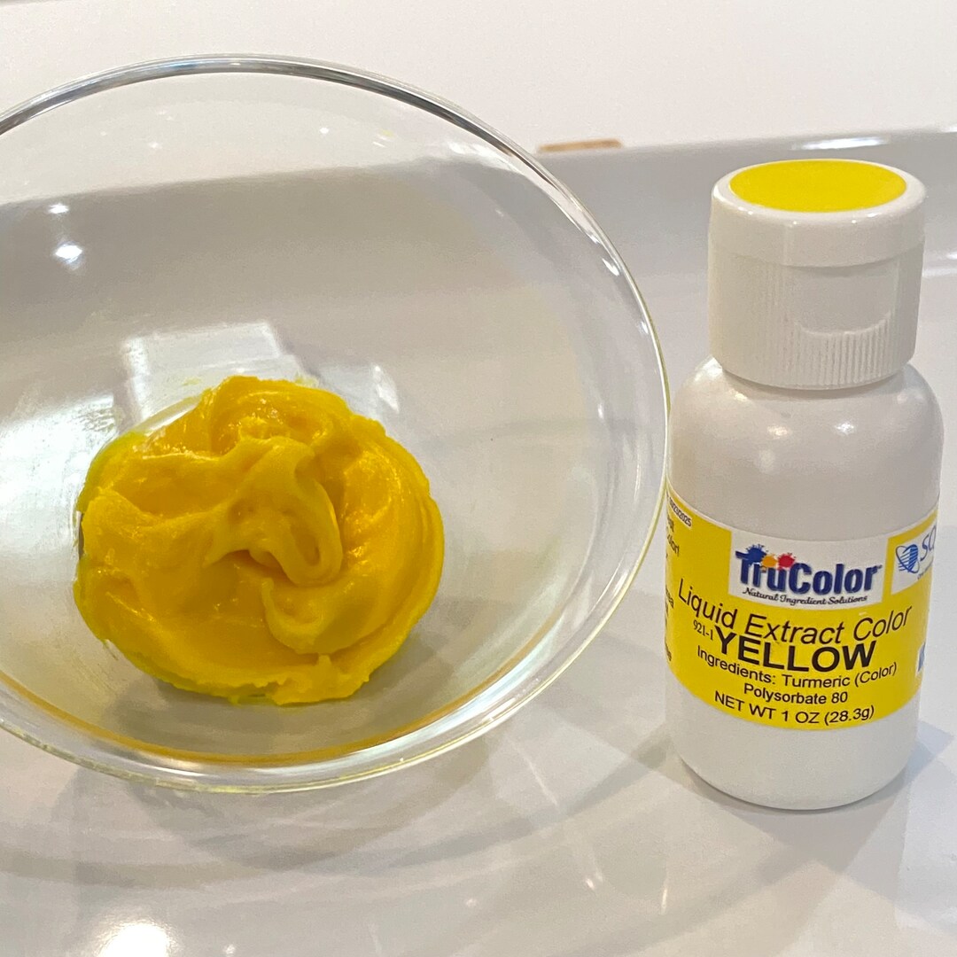 Yellow Liquid Gel Food Color Extract - Etsy