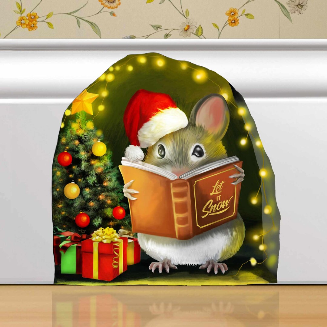 Christmas Mouse Wall Sticker - Mouse Wall Stickers - Christmas Mouse ...