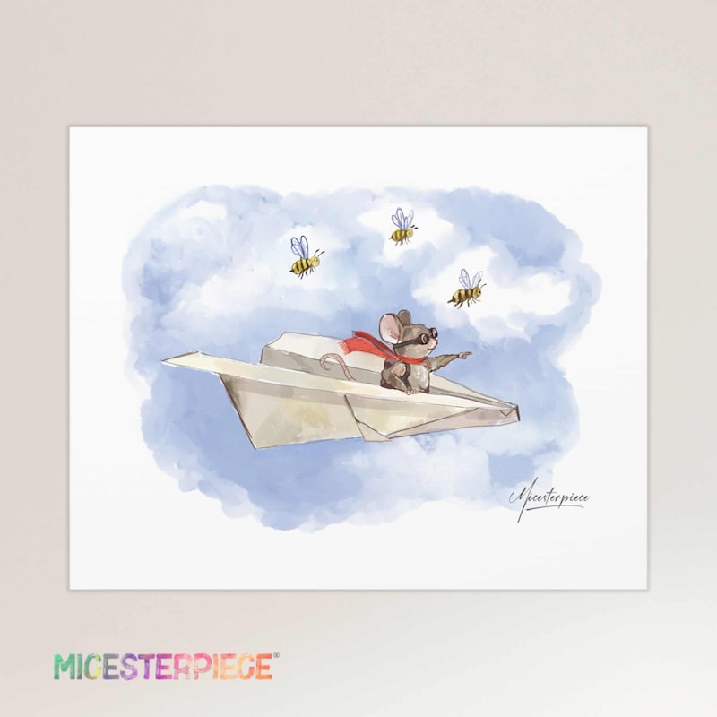 Paper Plane Wall Art - Etsy
