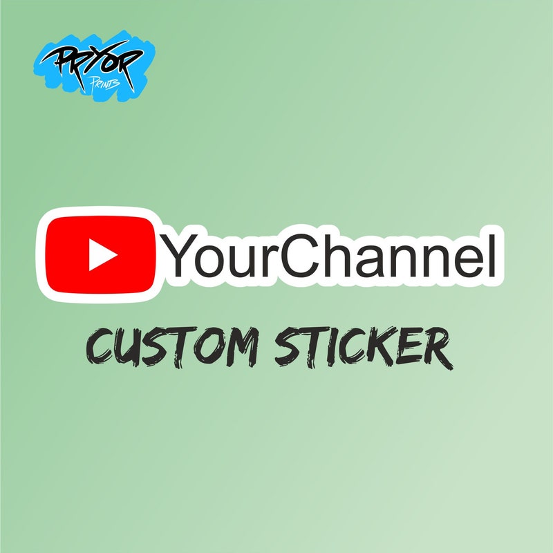 Youtube Stickers - Etsy UK