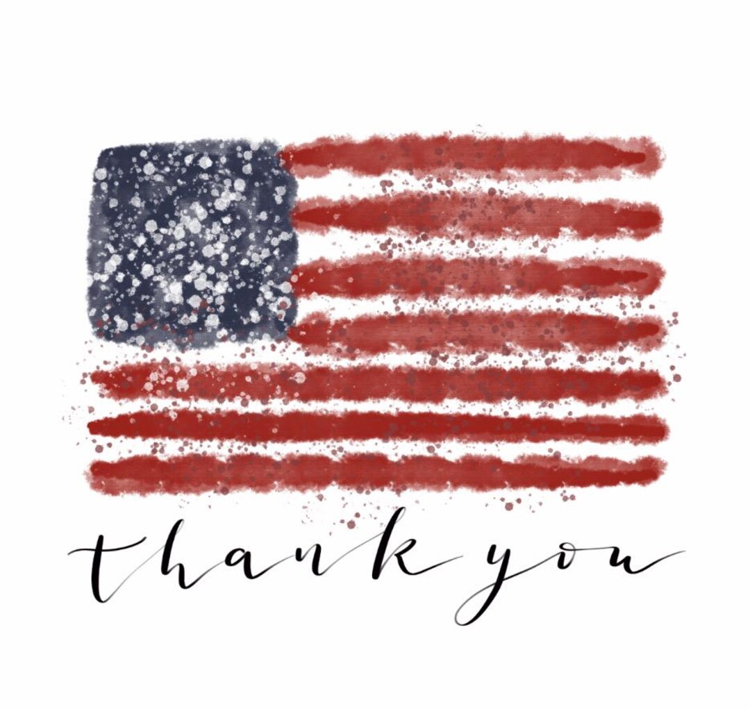 Thank You Veterans Day Card: Digital Download; Military Thank You ...