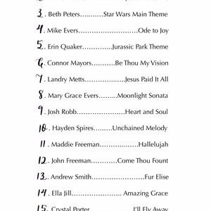 Christmas Recital Program; Digital Download; Custom Recital Program ...