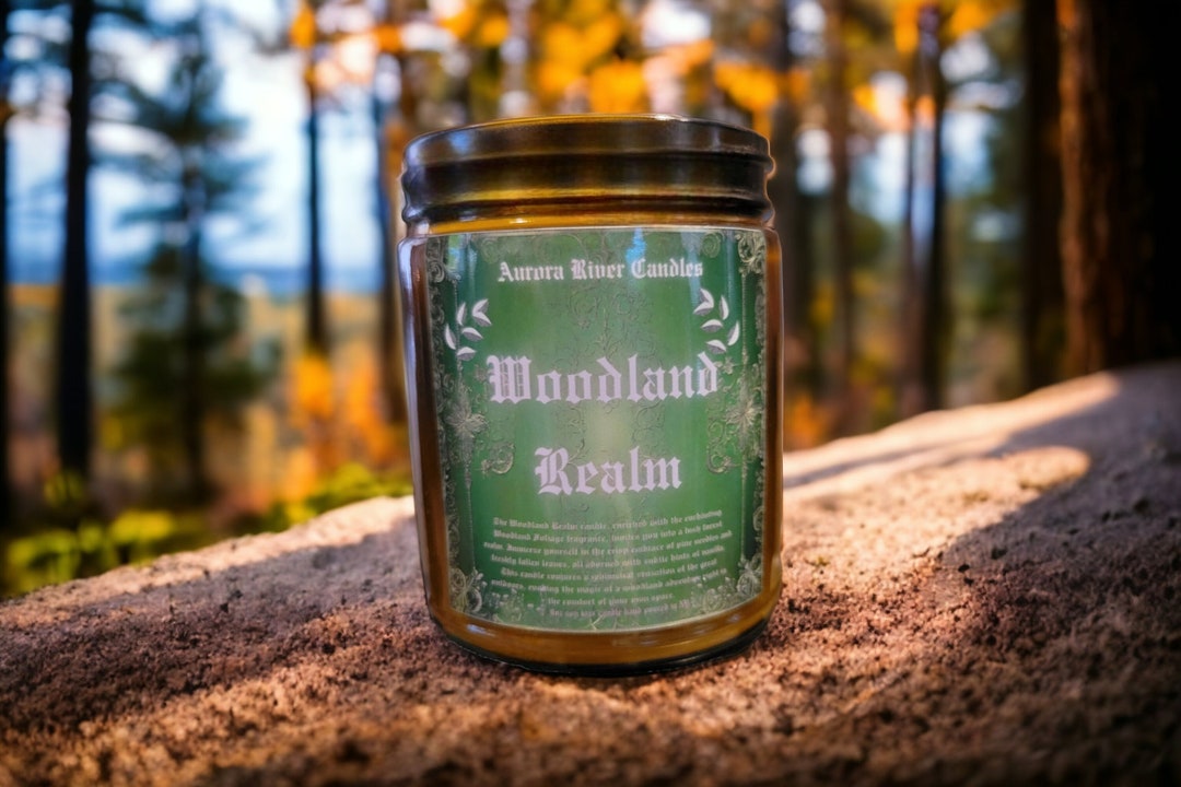 Enchanted Forest Decor, Forest Candle, Forestcore, Fantasy Candles ...