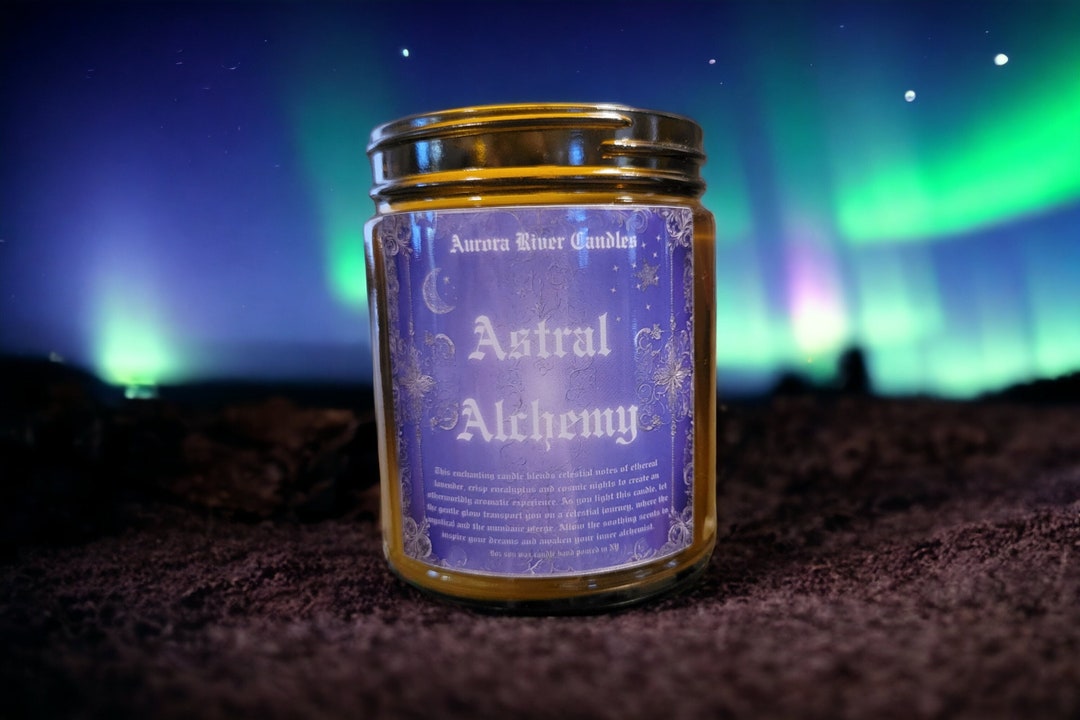 Astral Alchemy Candle, Fantasy Candles, Nature Themed Gift, Cosmic ...