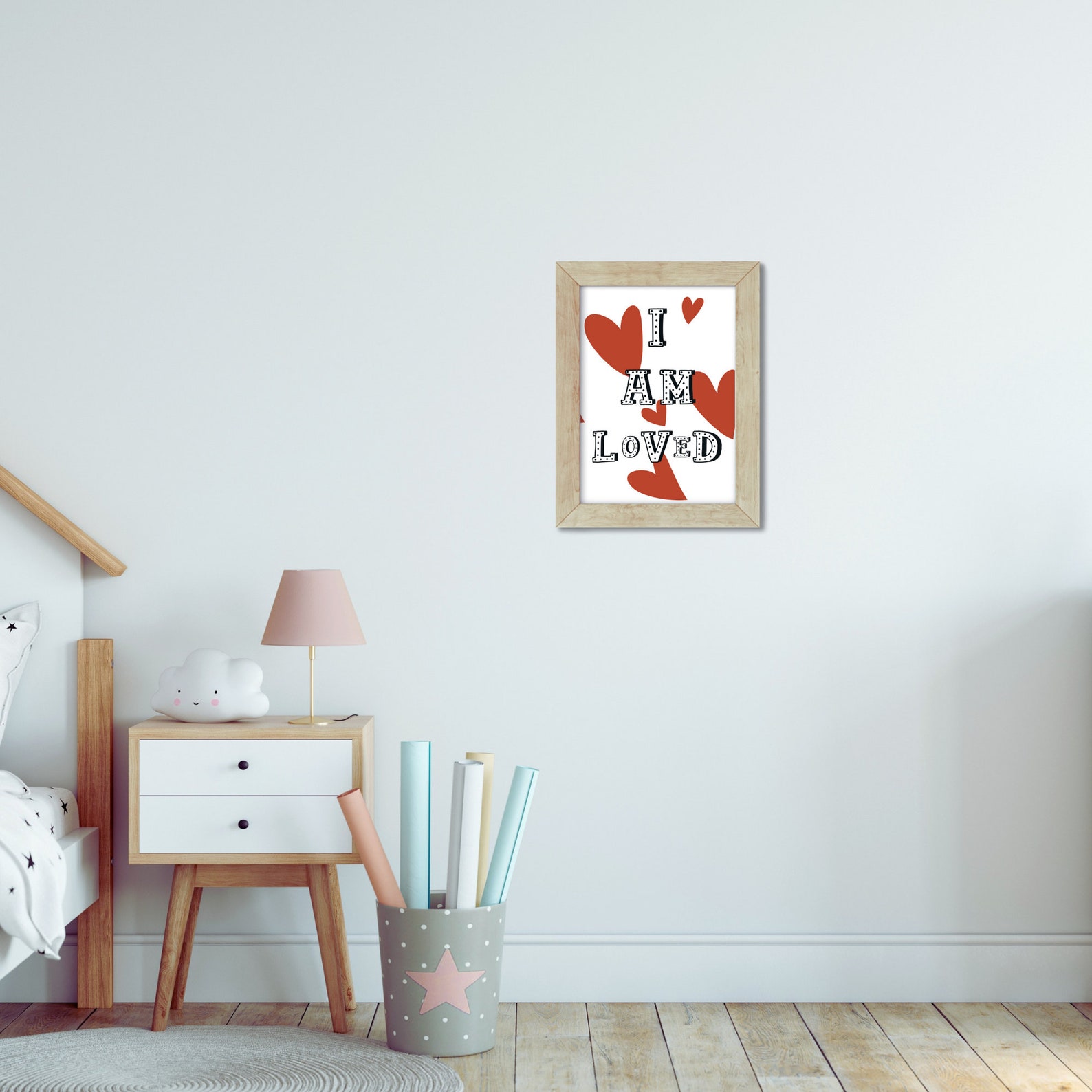 Kids Affirmations Digital Print, I AM LOVED, Affirmations for Kids ...