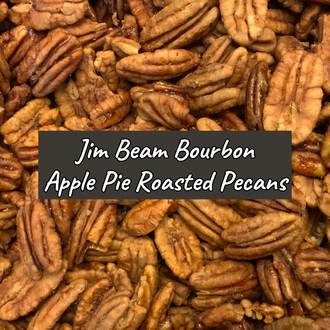 JIM BEAM BOURBON Apple Pie Pecans, Bourbon Nuts, Flavor Infused, No ...