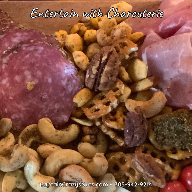 Garlic Dill Nutty Snack Mix: Gourmet Pecans & Pretzels - Etsy