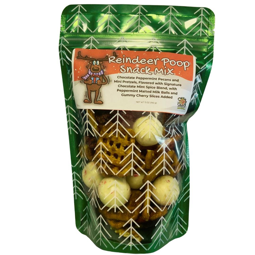 Reindeer Poop Snack Mix – Chocolate Peppermint Holiday Treat (no ...