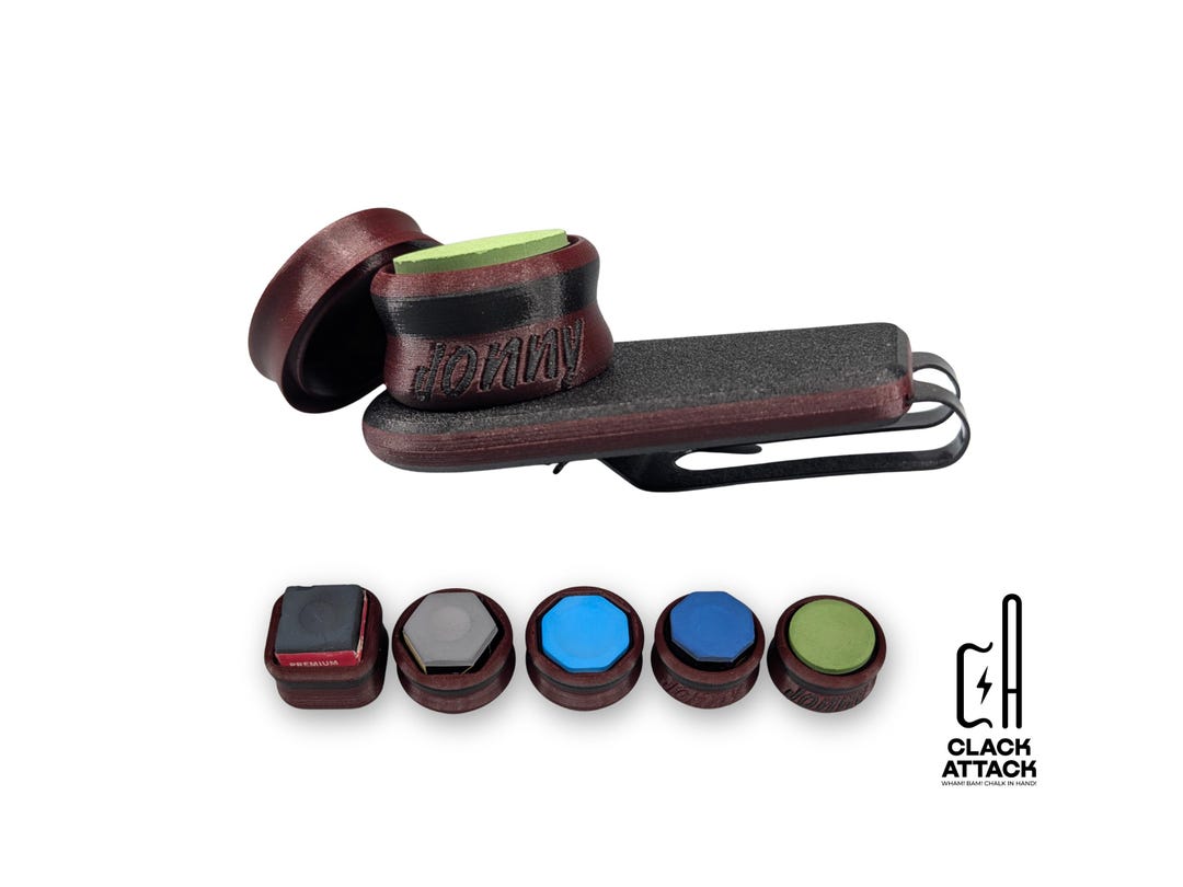 Carbon Fiber Magnetic Chalk Holder - Black/dark Cherry - Etsy