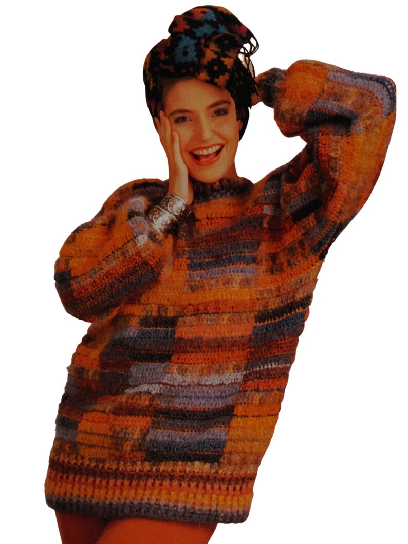 PATTERN BUNDLE - 3 Vintage Sweater Patterns in 1 Listing - Mens, Womens ...