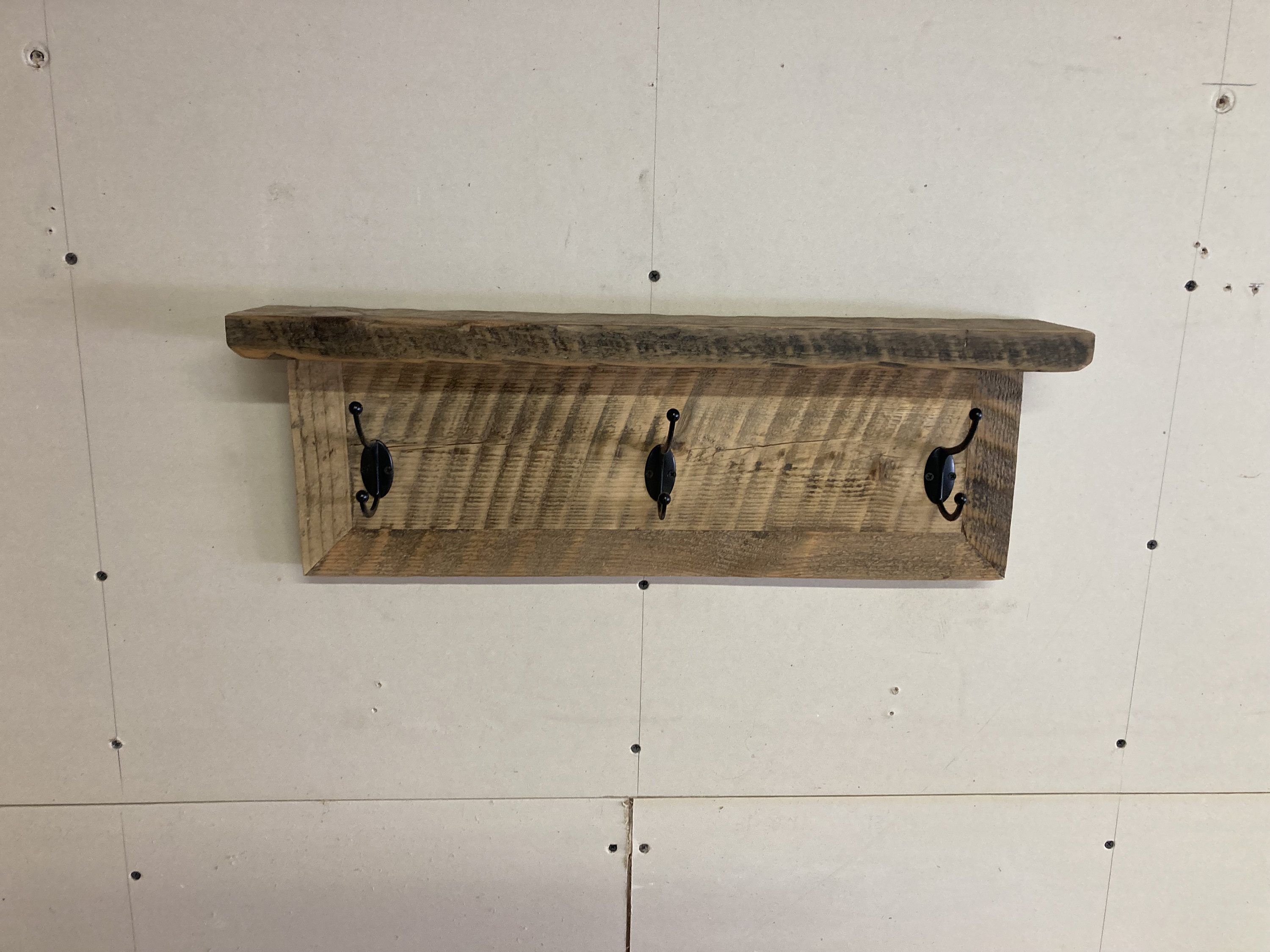 Reclaimed Barnwood Coat and Hat Rack - Etsy