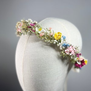 Wildflower Crown, Whimsical Flower Crown, Maternity Floral Crown ...