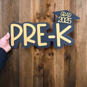 Pre-k Grad Sign, Preschool Graduation Sign, Personalized Graduation ...