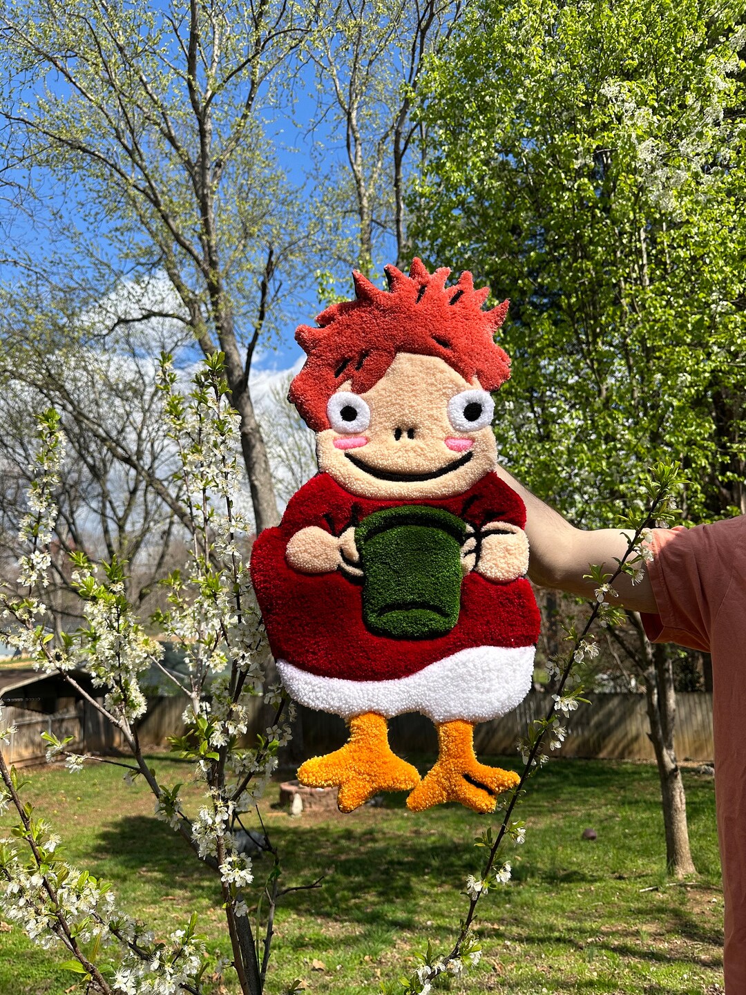 Chicken Ponyo Tufted Art Piece - Etsy