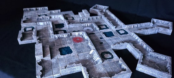 Cistern Dungeon Tile Set for Dungeons & Dragons Pathfinder - Etsy