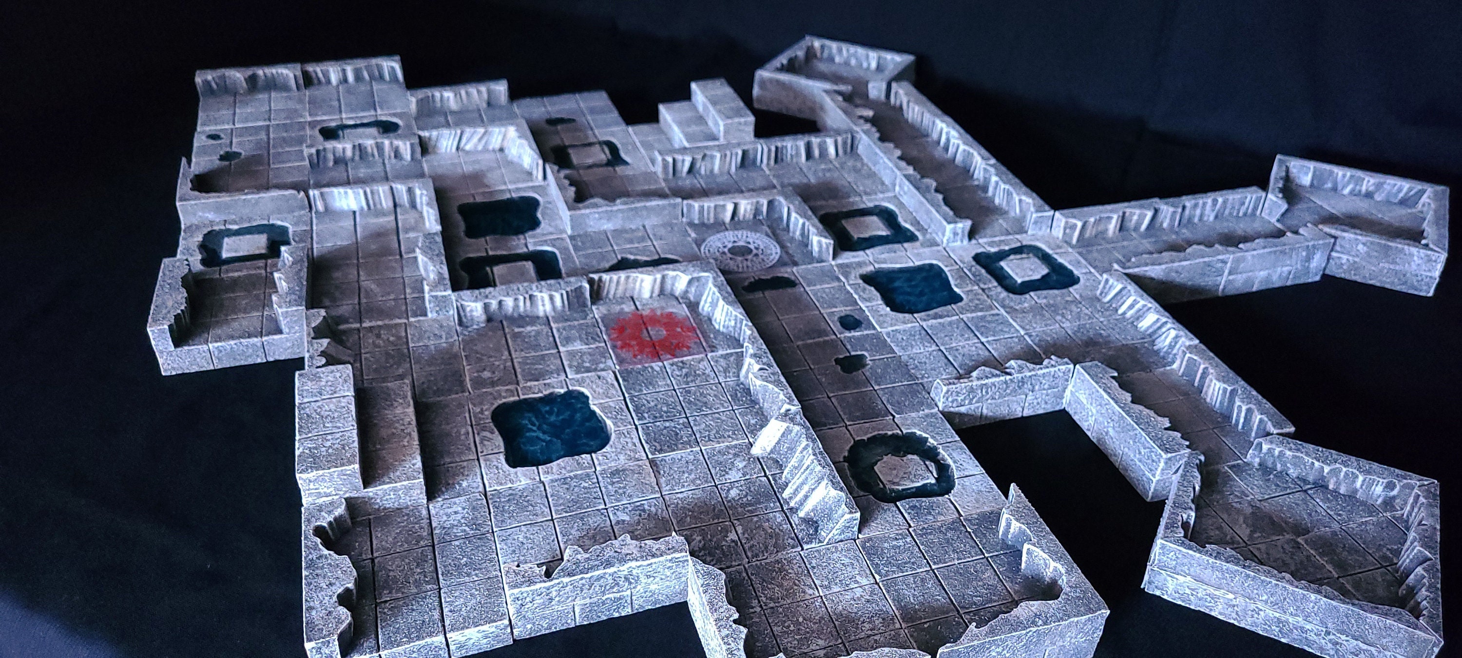 Cistern Dungeon Tile Set for Dungeons & Dragons, Pathfinder, Tabletop ...