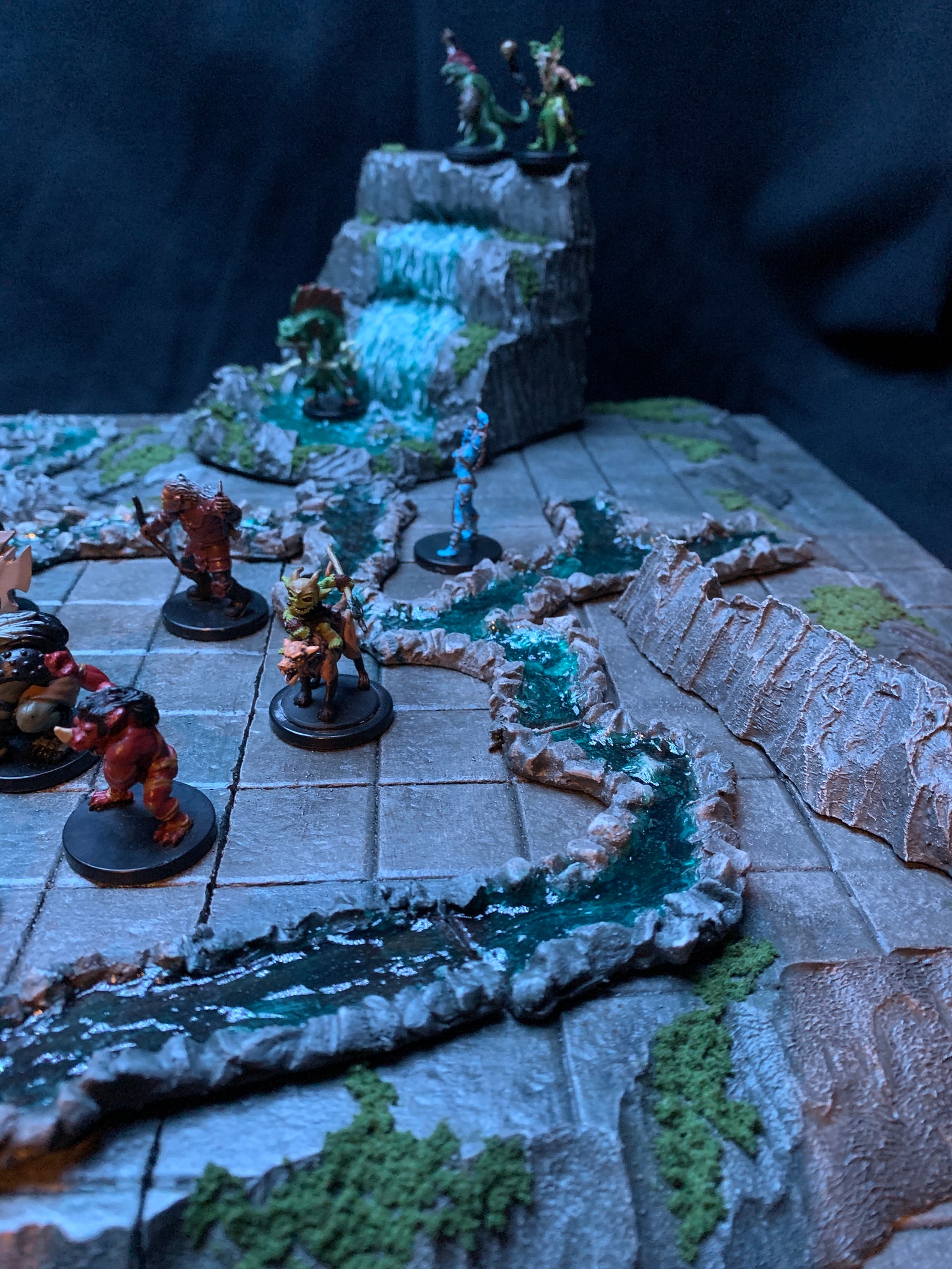 Rocky Mountain Terrain Set D&d/dnd/pathfinder/wargames Tabletop Terrain ...