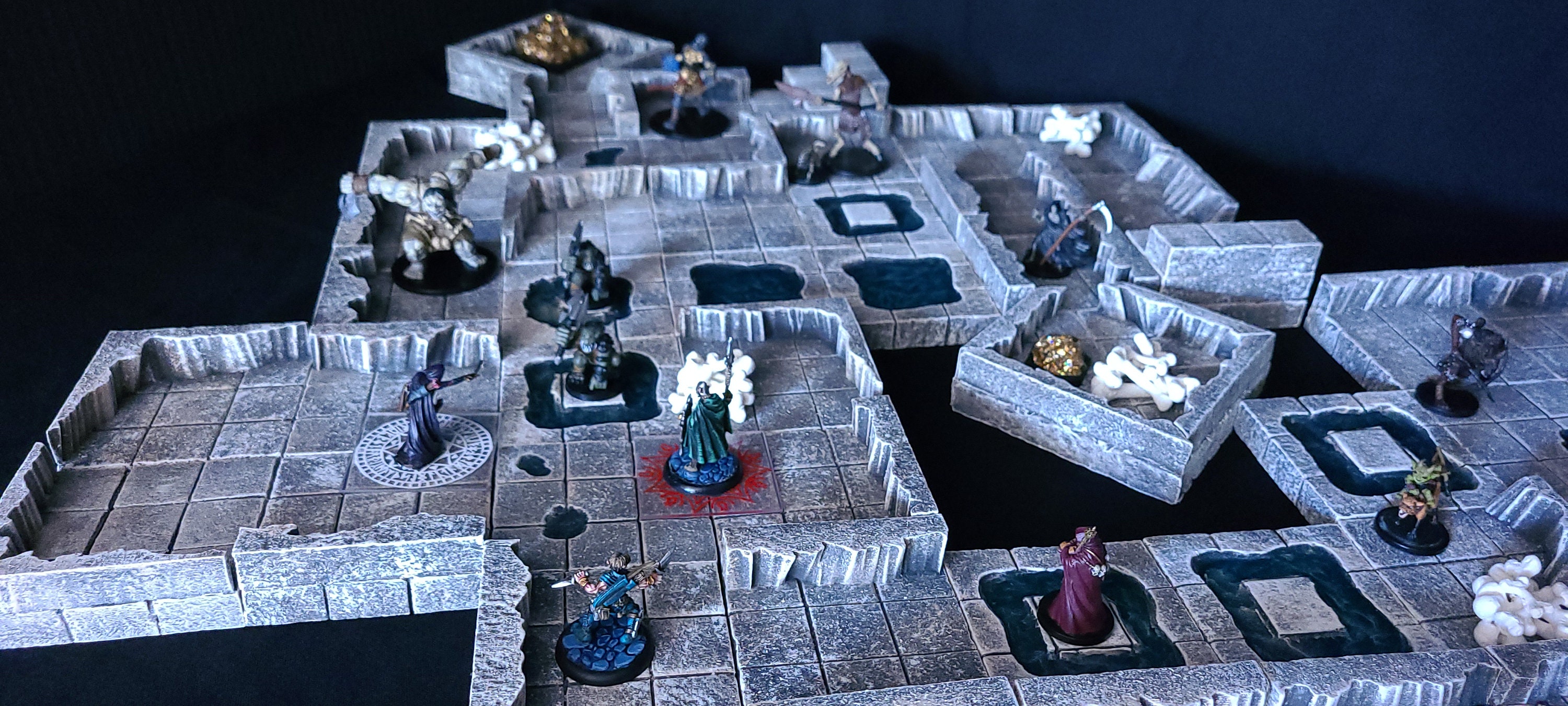 Cistern Dungeon Tile Set for Dungeons & Dragons, Pathfinder, Tabletop ...