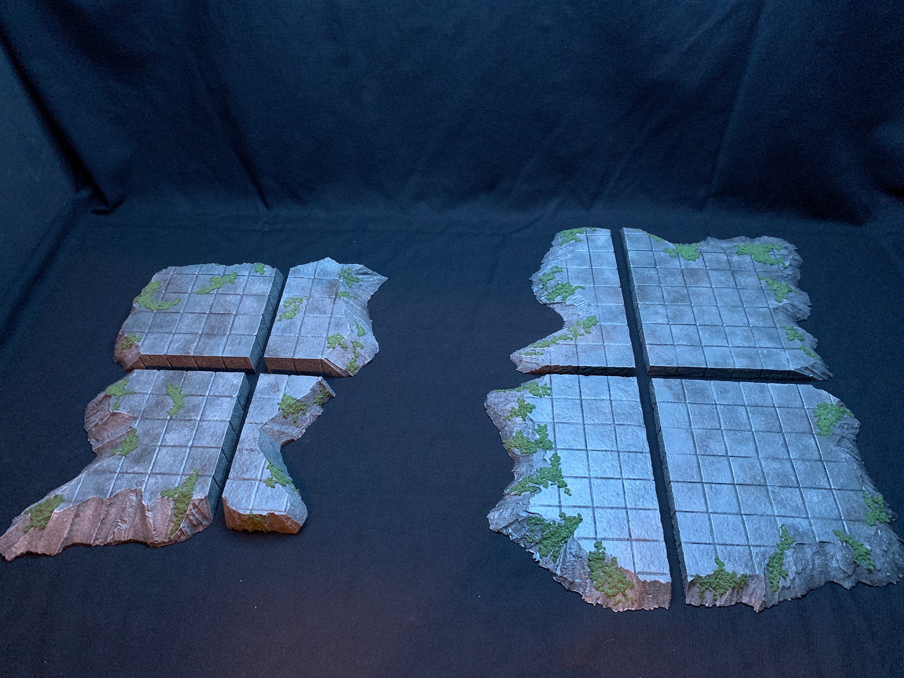 Rocky Mountain Terrain Set D&d/dnd/pathfinder/wargames Tabletop Terrain ...