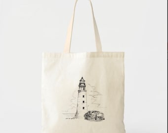 Lighthouse Tote Bag - Etsy