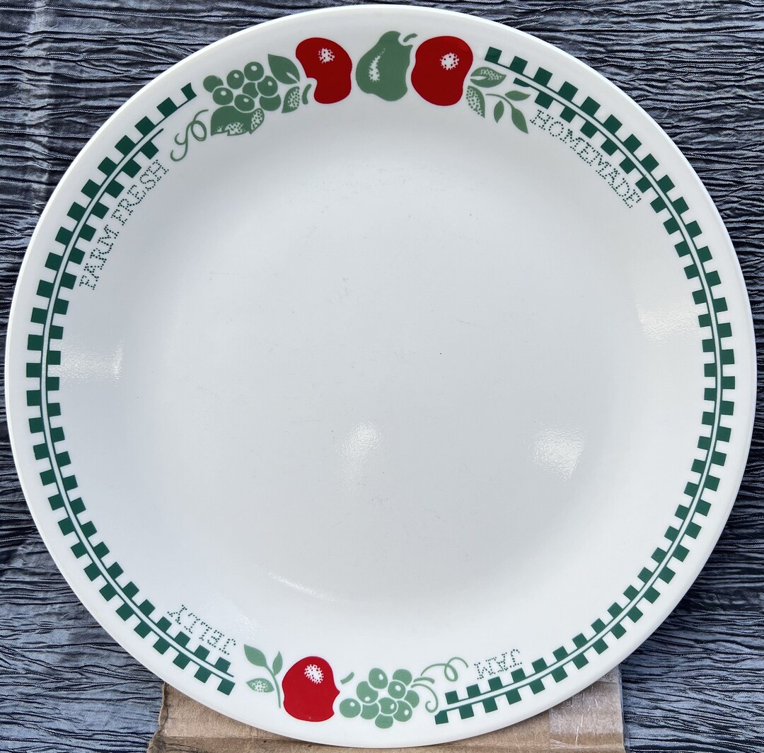Vtg Corelle by Corning Farm Fresh Pattern 10" Dinner Plate Dish USA - Etsy